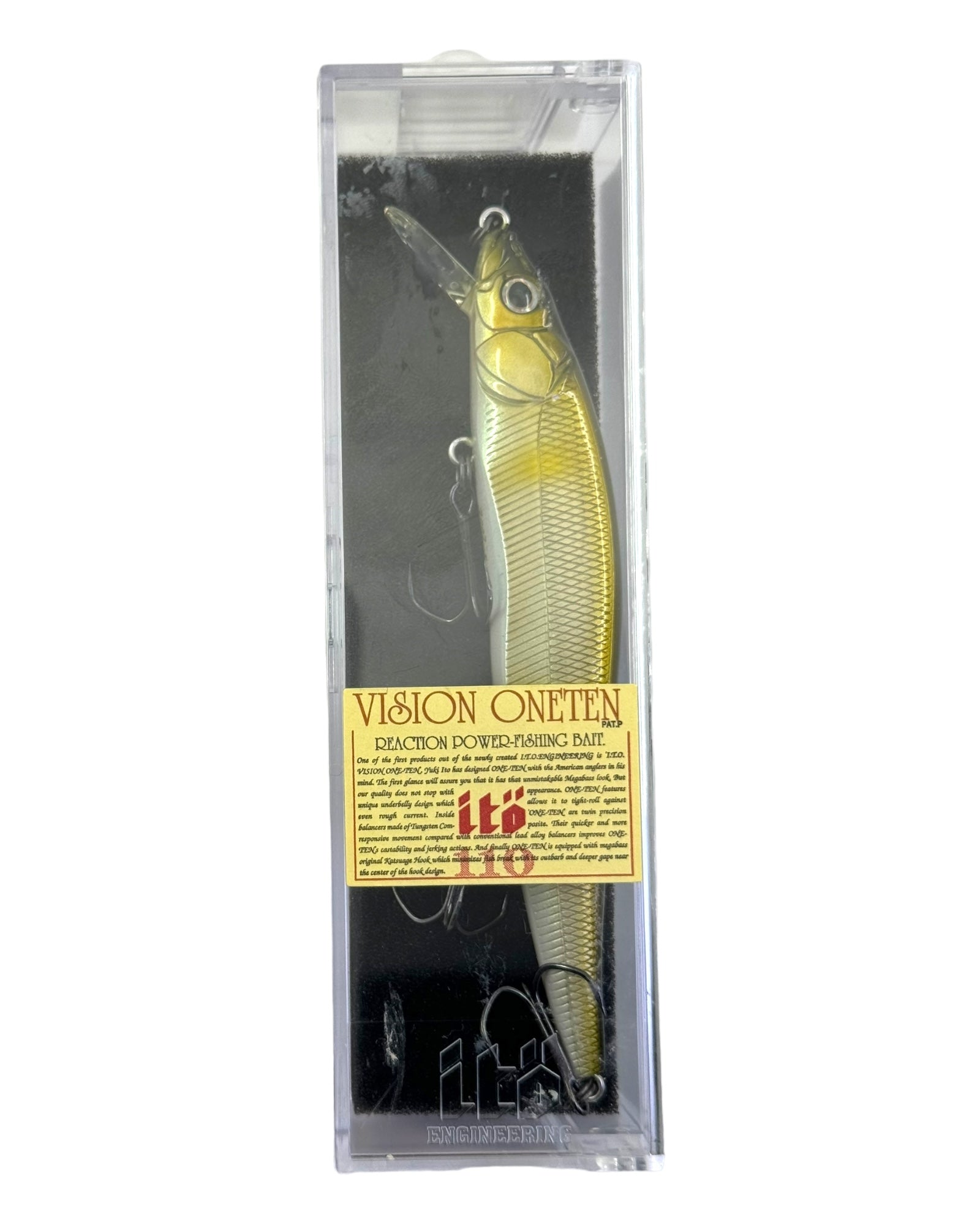 Vintage MEGABASS VISION 110 Fishing Lure • LEVIATHAN AYU – Toad Tackle