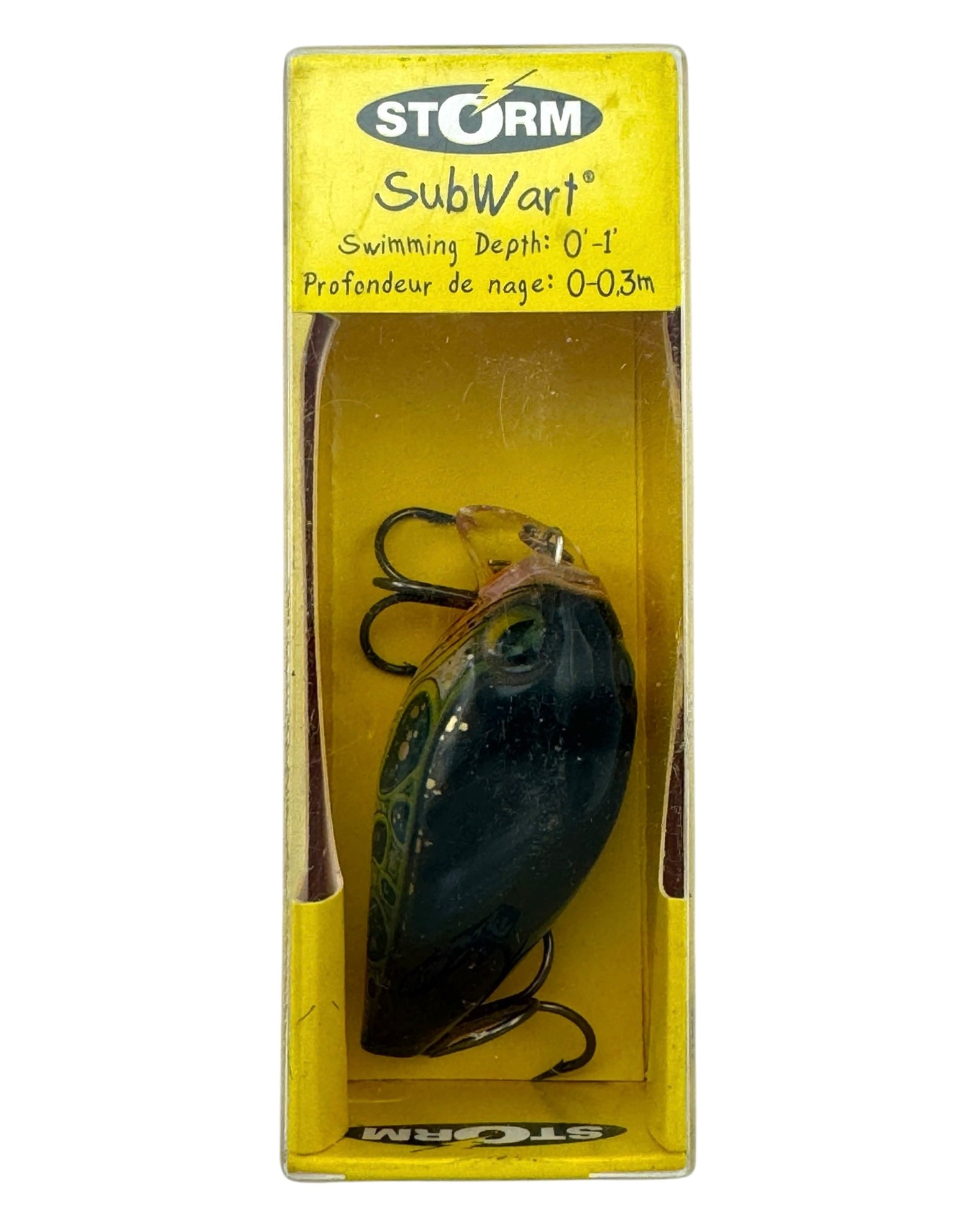 STORM LURES SUBWART 5 Fishing Lure in GREEN FROG • WAKE BAIT – Toad Tackle