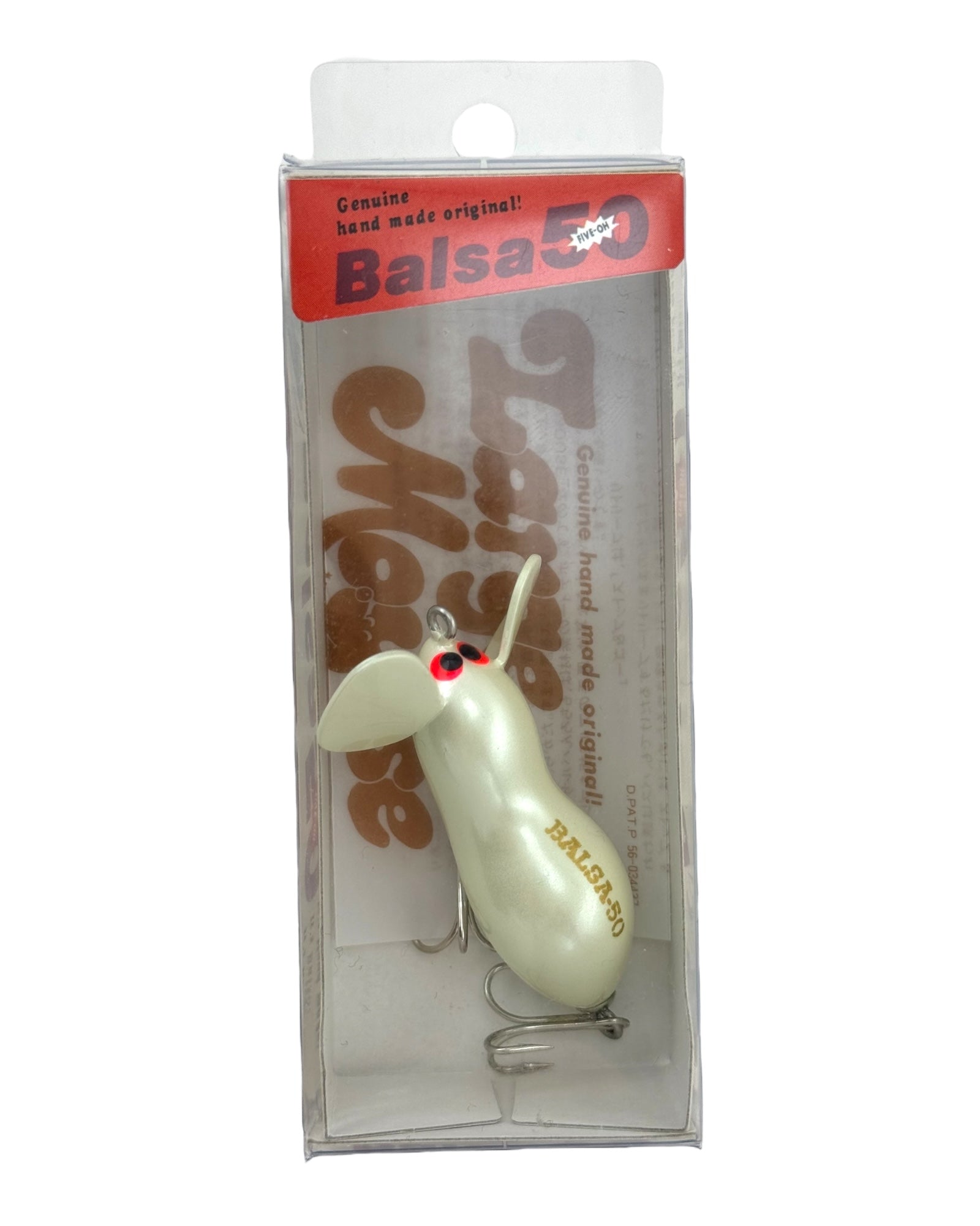 BALSA 50 LARGE MOUSE Japanese Fishing Lure • No. 040 BABE – Toad Tackle
