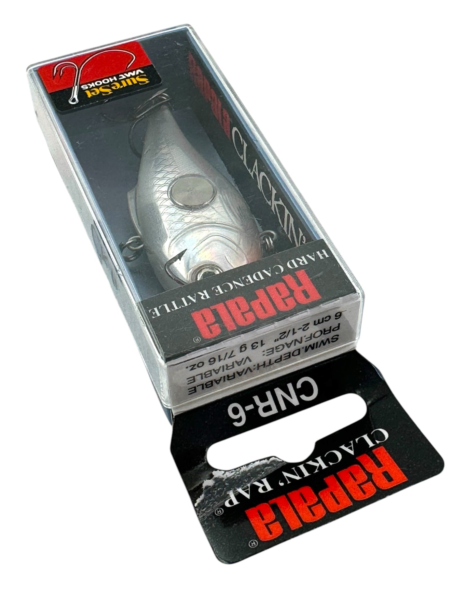 RAPALA LURES CNR-6 CLACKIN RAP Fishing Lure • GLASS GHOST – Toad Tackle