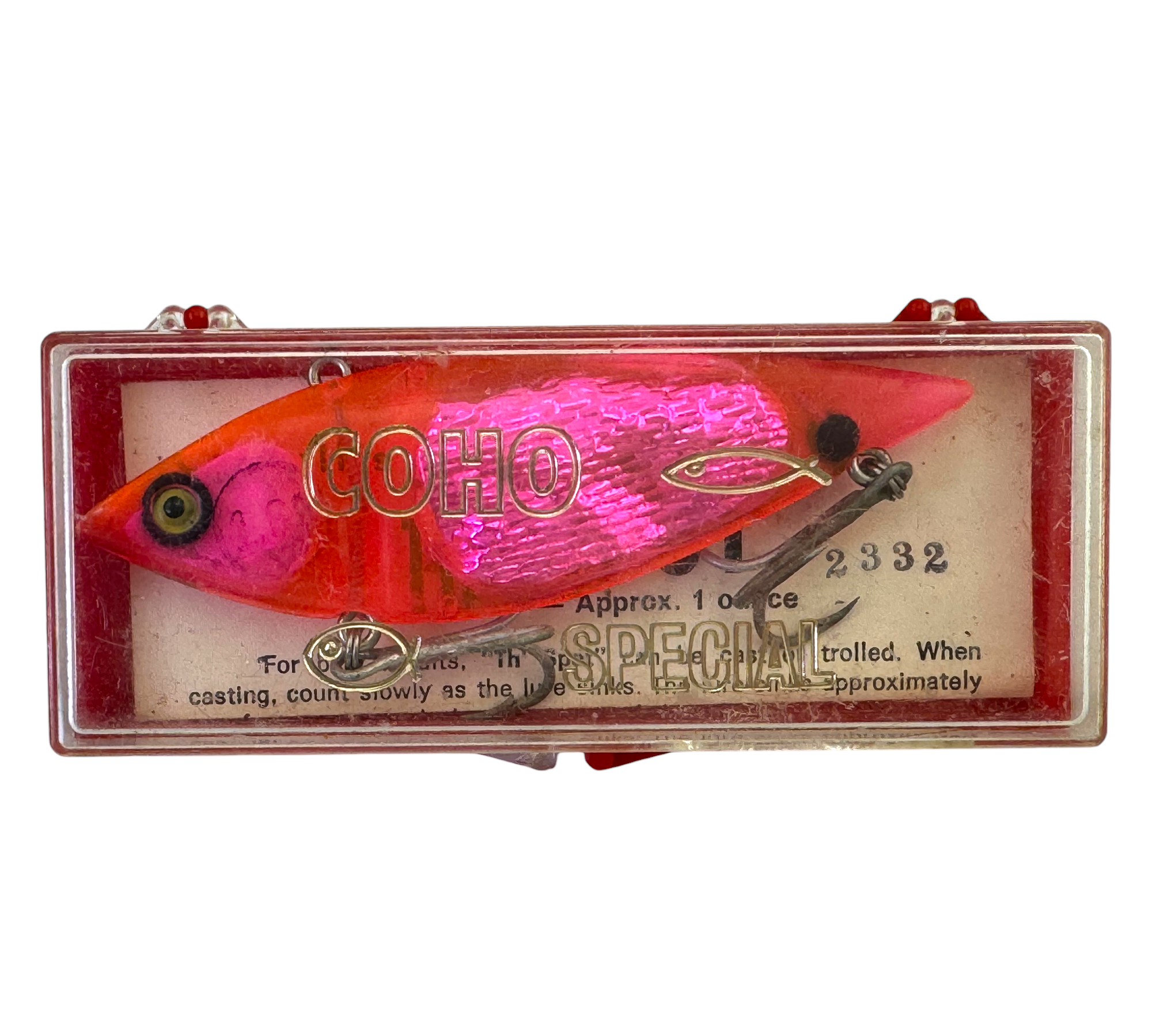 COHO SPECIAL • COTTON CORDELL TH' HOT SPOT OLD FISHING LURE – Toad Tackle