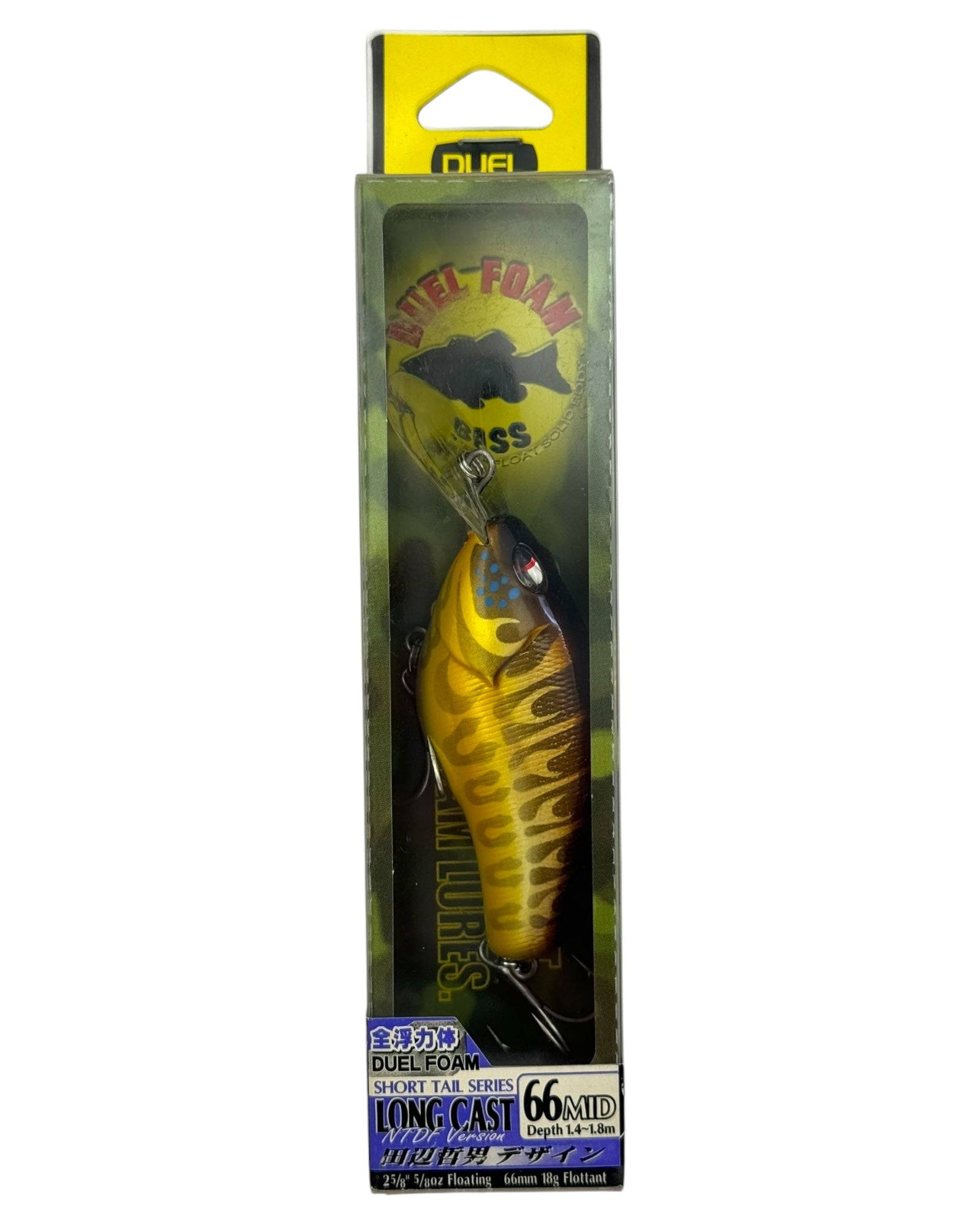 DUEL FOAM BASS Fishing Lure • Short Tail/Long Cast/Mid Depth – Toad Tackle