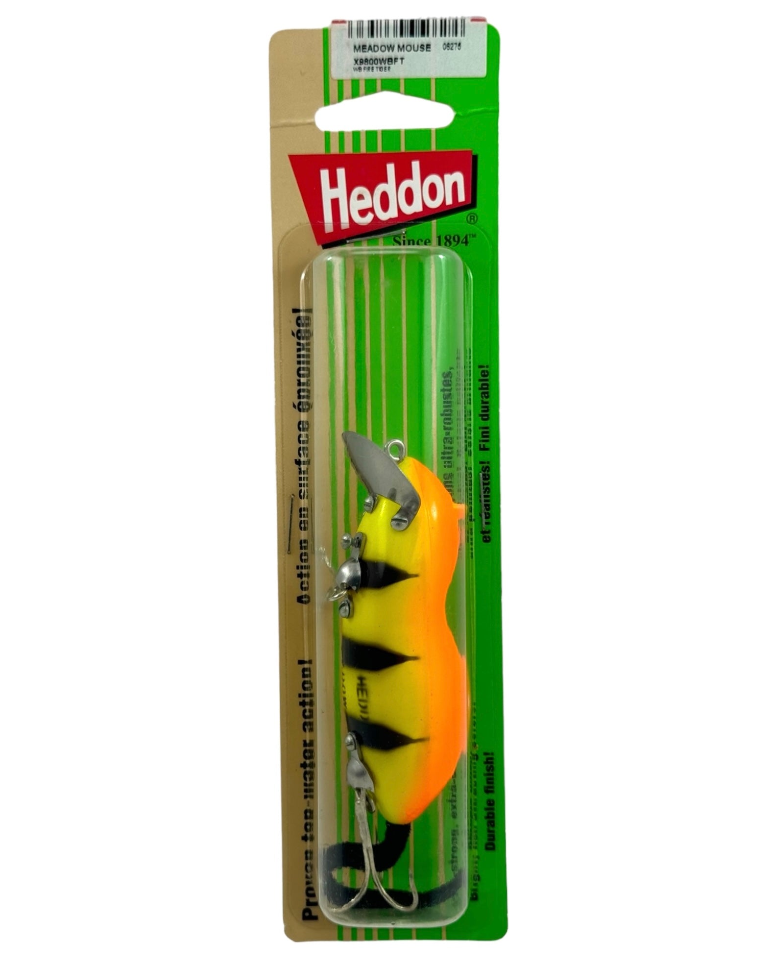 HEDDON Japan Special MEADOW MOUSE Fishing Lure • FIRE TIGER – Toad Tackle
