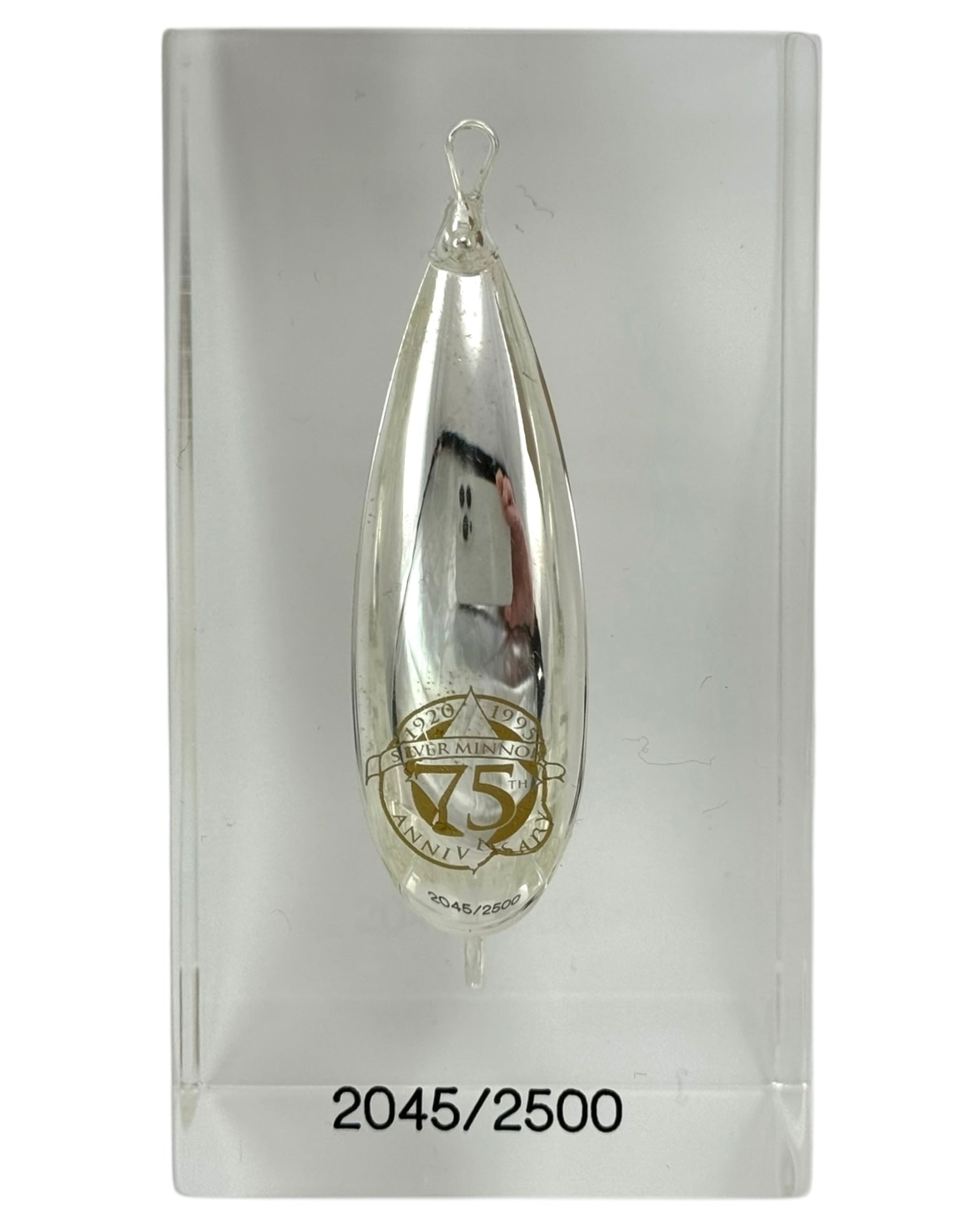 75th ANNIVERSARY • JOHNSONS SILVER MINNOW Fishing Lure #2045 – Toad Tackle