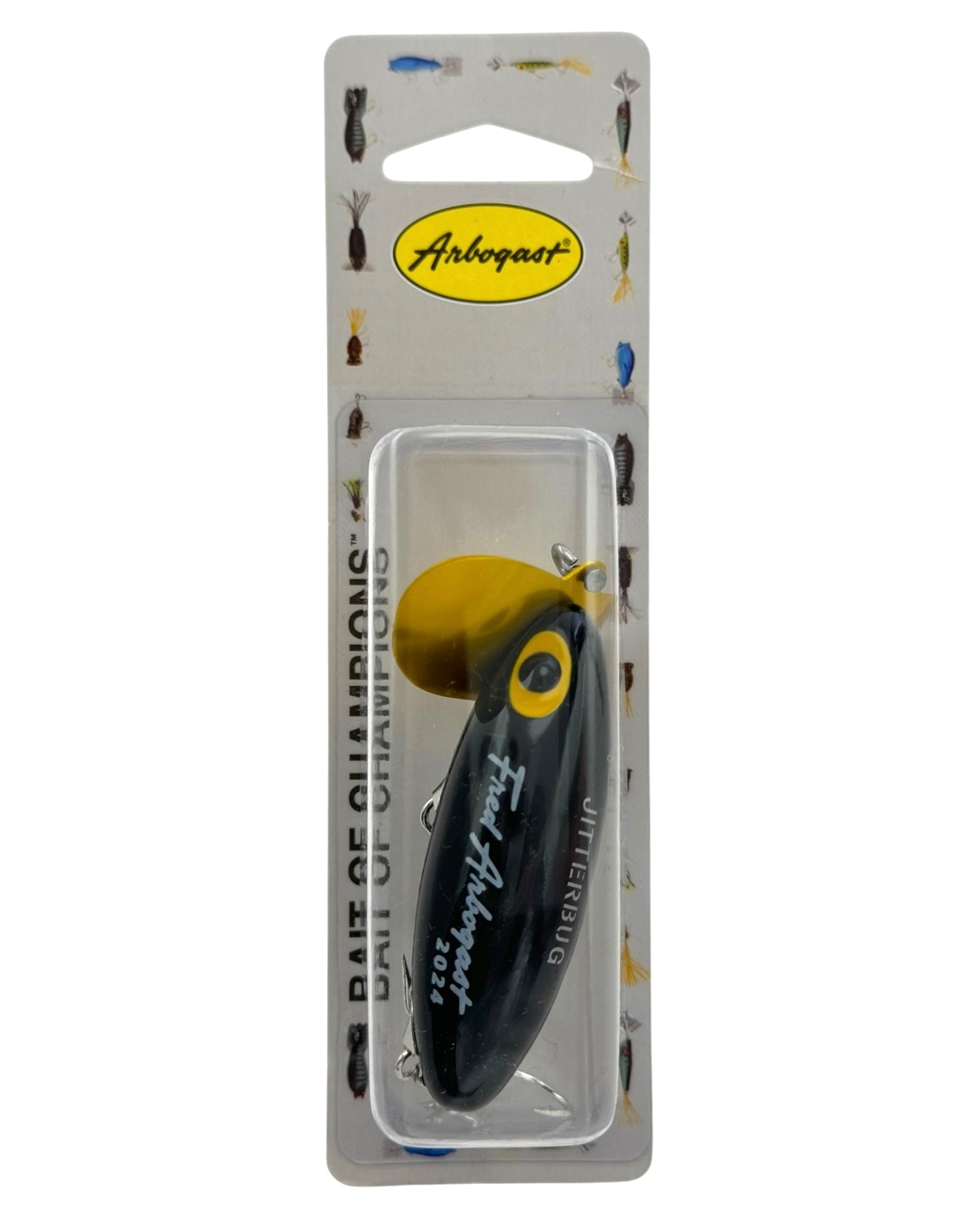 ARBOGAST JITTERBUG Fishing Lure • BASS FISHING HALL of FAME – Toad Tackle