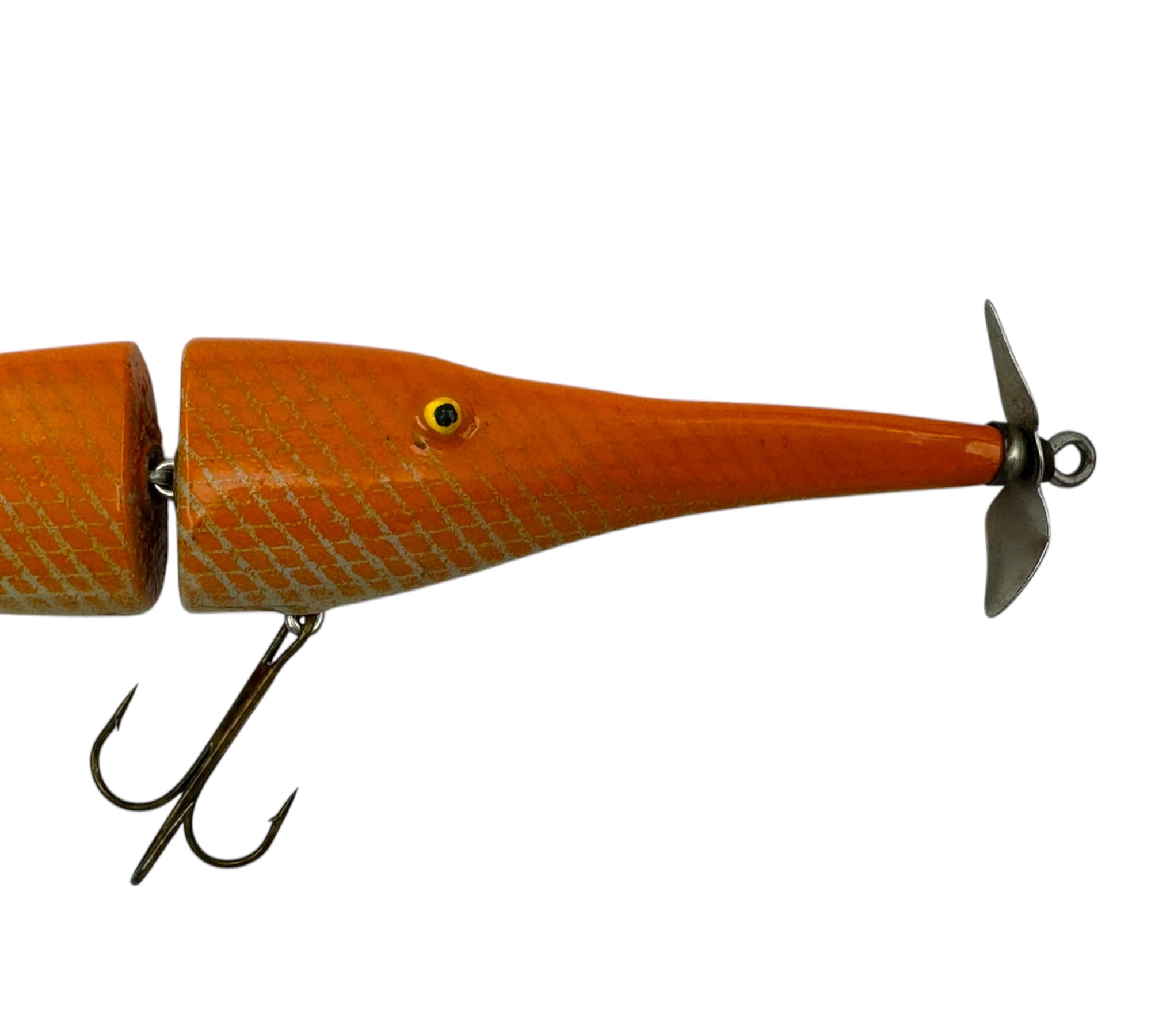 JAS LURES by JIM SMITH WOOD DECOY FISHING LURE • JOINTED GAR – Toad Tackle