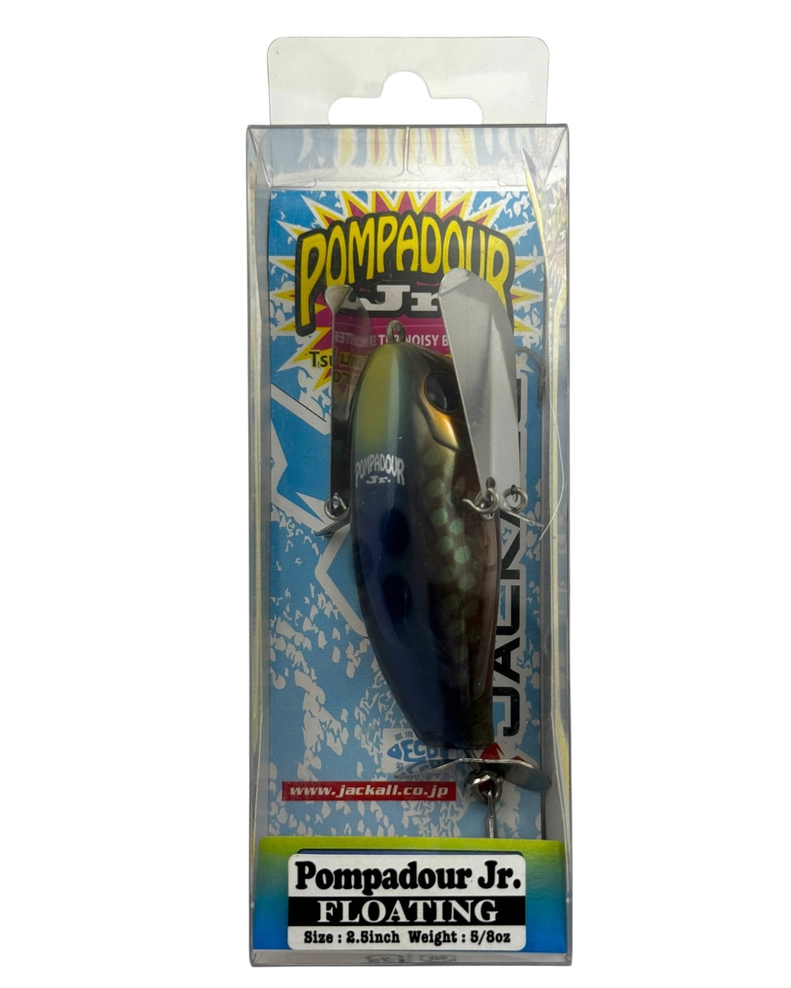 JACKALL POMPADOUR JR TOPWATER FISHING LURE • BLOODY CORE – Toad Tackle