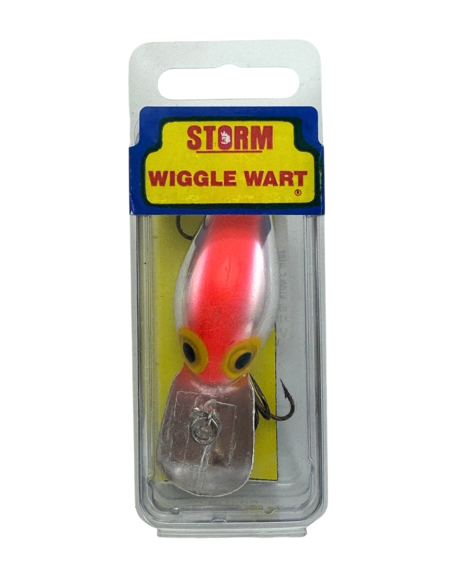 STORM LURES WIGGLE WART • METALLIC SILVER + FLUORESCENT RED – Toad Tackle