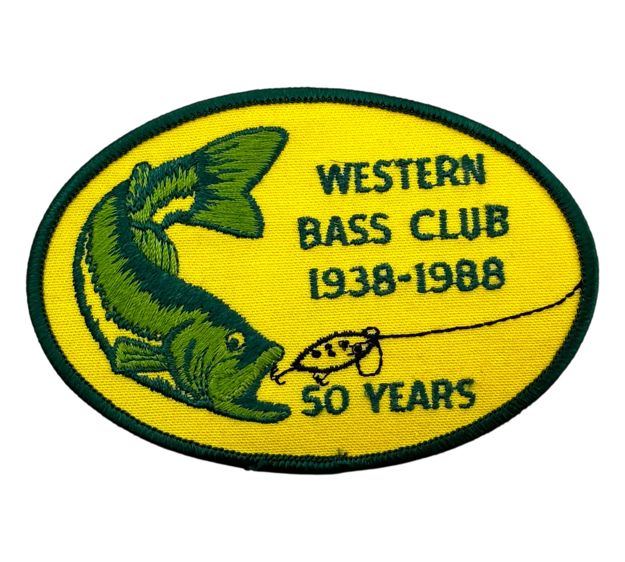 WESTERN BASS CLUB VINTAGE COLLECTOR PATCH • LARGEMOUTH BASS – Toad Tackle