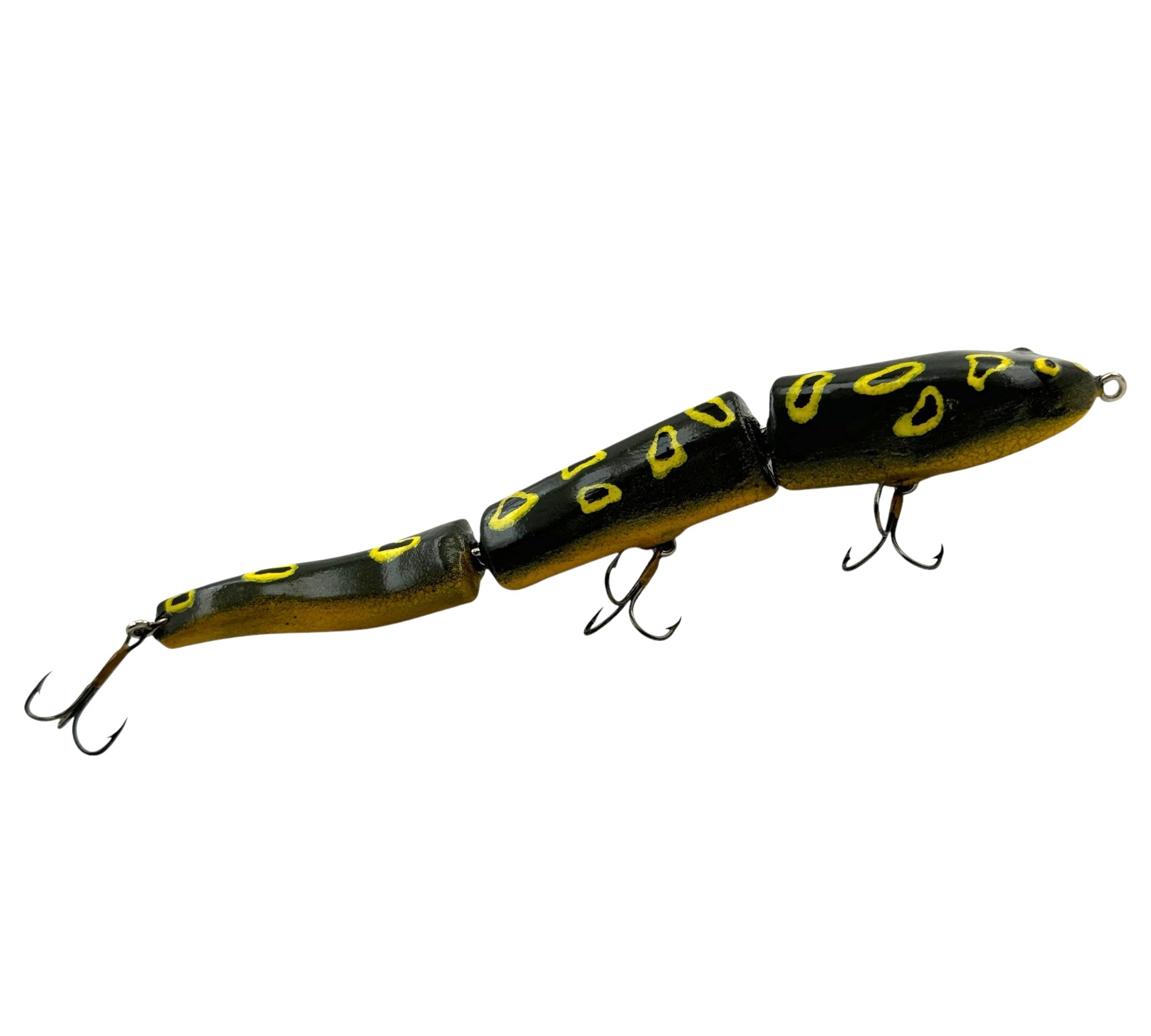 JAS LURES by JIM SMITH WOOD DECOY FISHING LURE • SNAKE – Toad Tackle