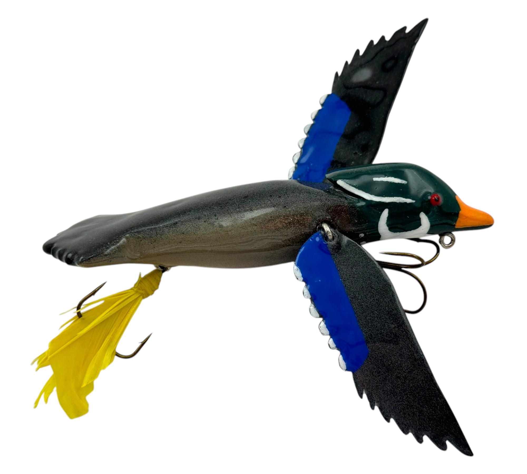 JAS LURES by JIM SMITH WOOD DECOY FISHING LURE • WOOD DUCK – Toad Tackle