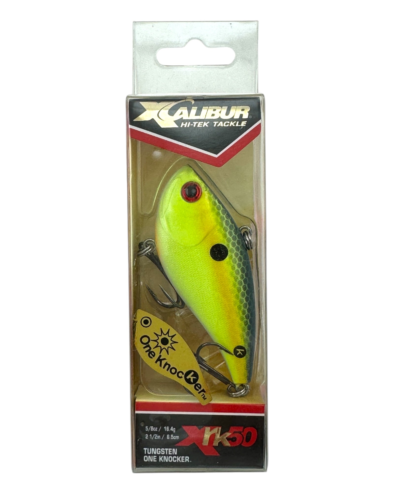 XCALIBUR TUNGSTEN 1 KNOCKER XRK50 Fishing Lure • FOXY SHAD – Toad Tackle