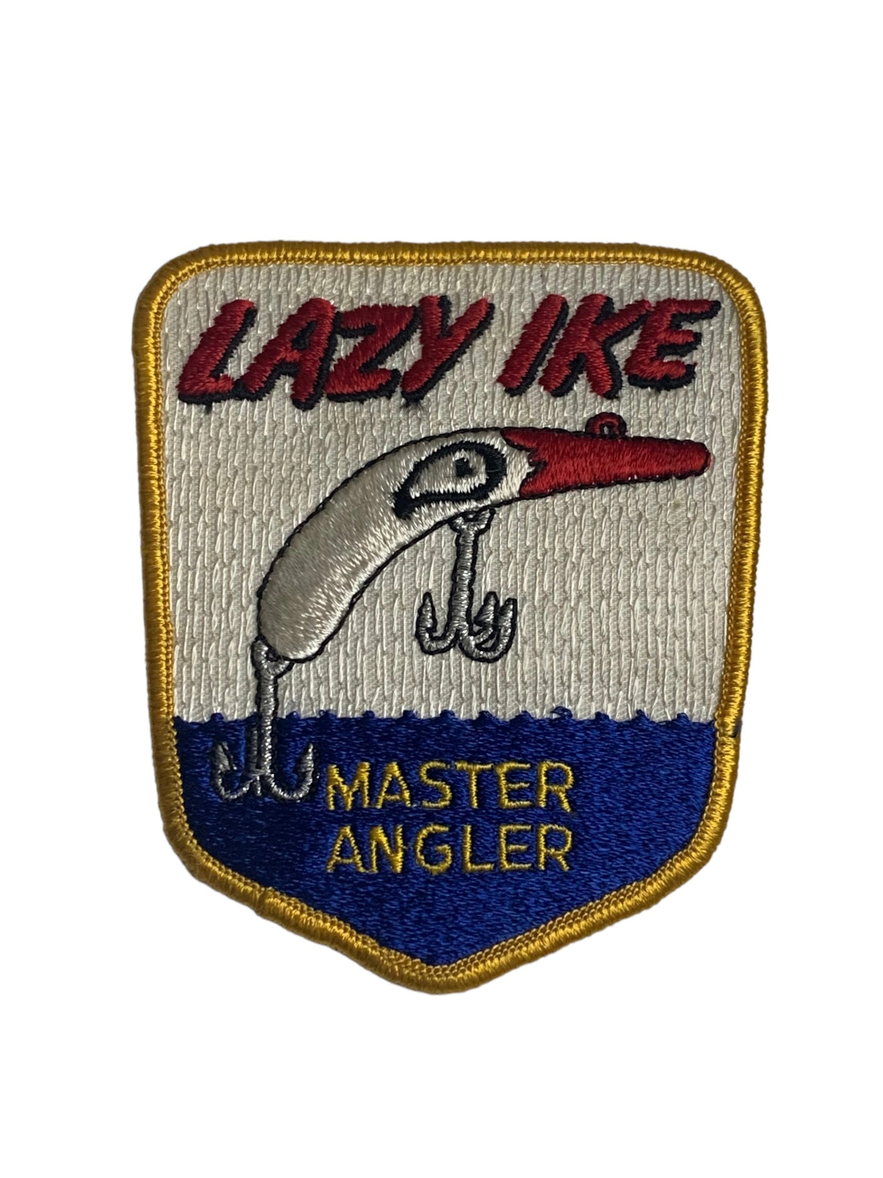 LAZY IKE MASTER ANGLER Vintage Patch • Sleeve Size – Toad Tackle