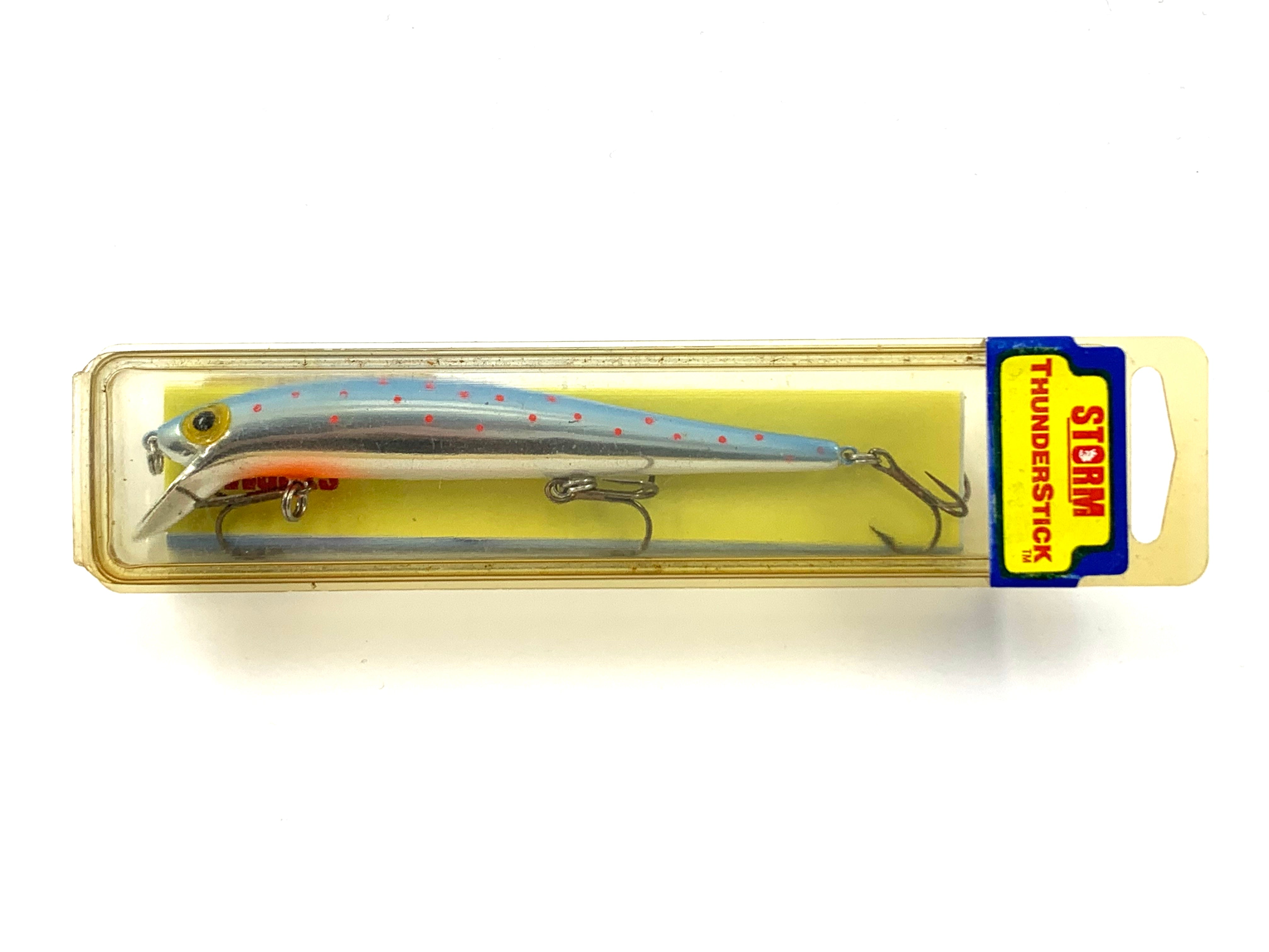 STORM Thunderstick AJ125 Fishing Lure in METALLIC BLUE/FLUORESCENT RED ...