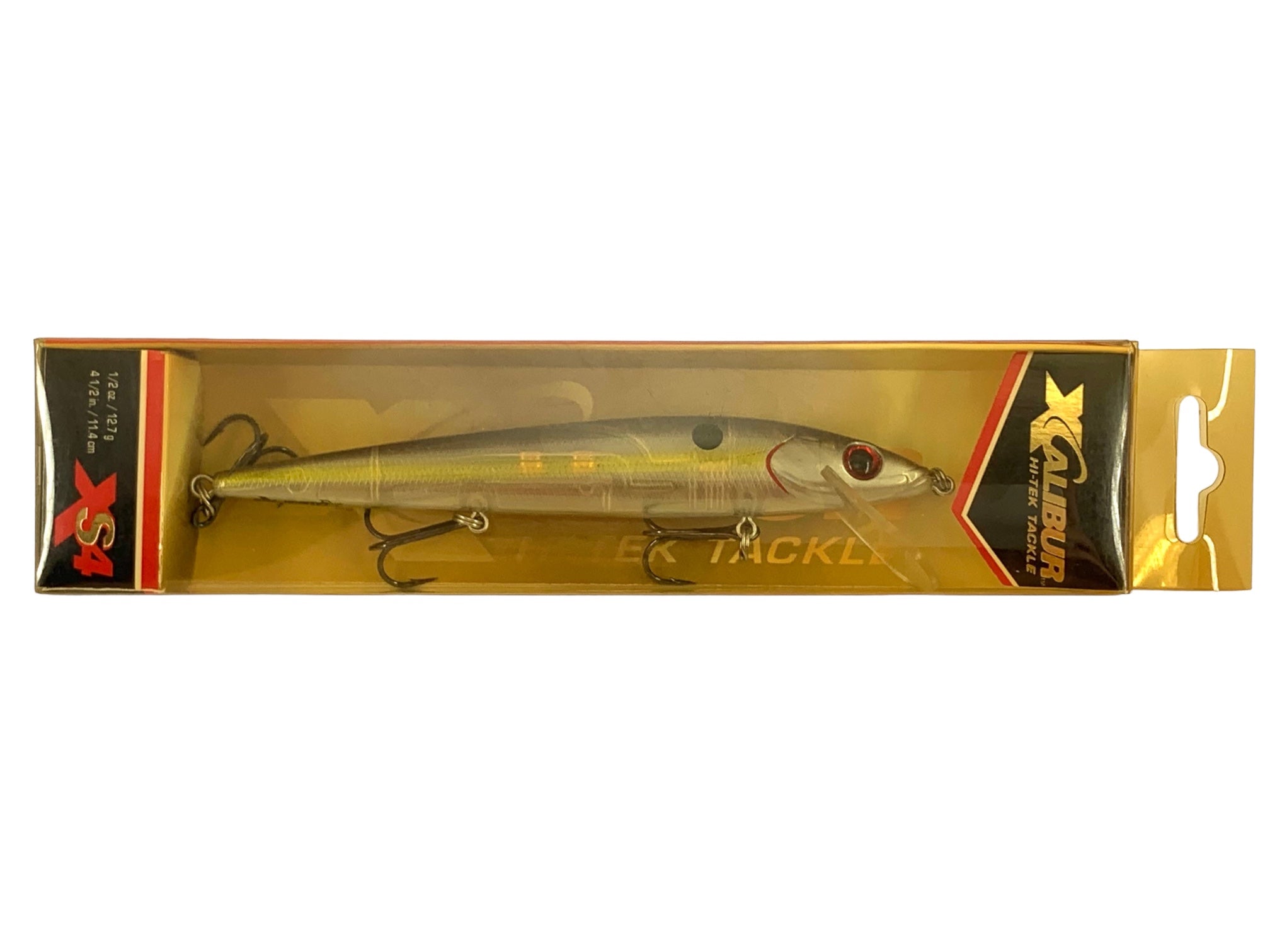 XCALIBUR Hi-Tek Tackle XS4 Fishing Lure • XS410 PEARL SHAD – Toad Tackle
